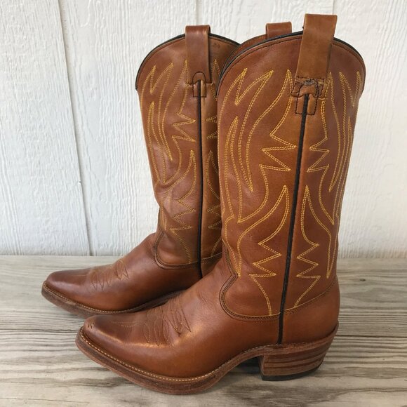 Rodeo Boot Co | Shoes | Vintage Rodeo Boot Co Mens Hazelnut Brown ...